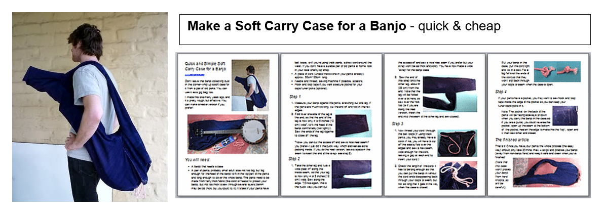 Songs for Banjo – for Beginners – Cathy's Chords